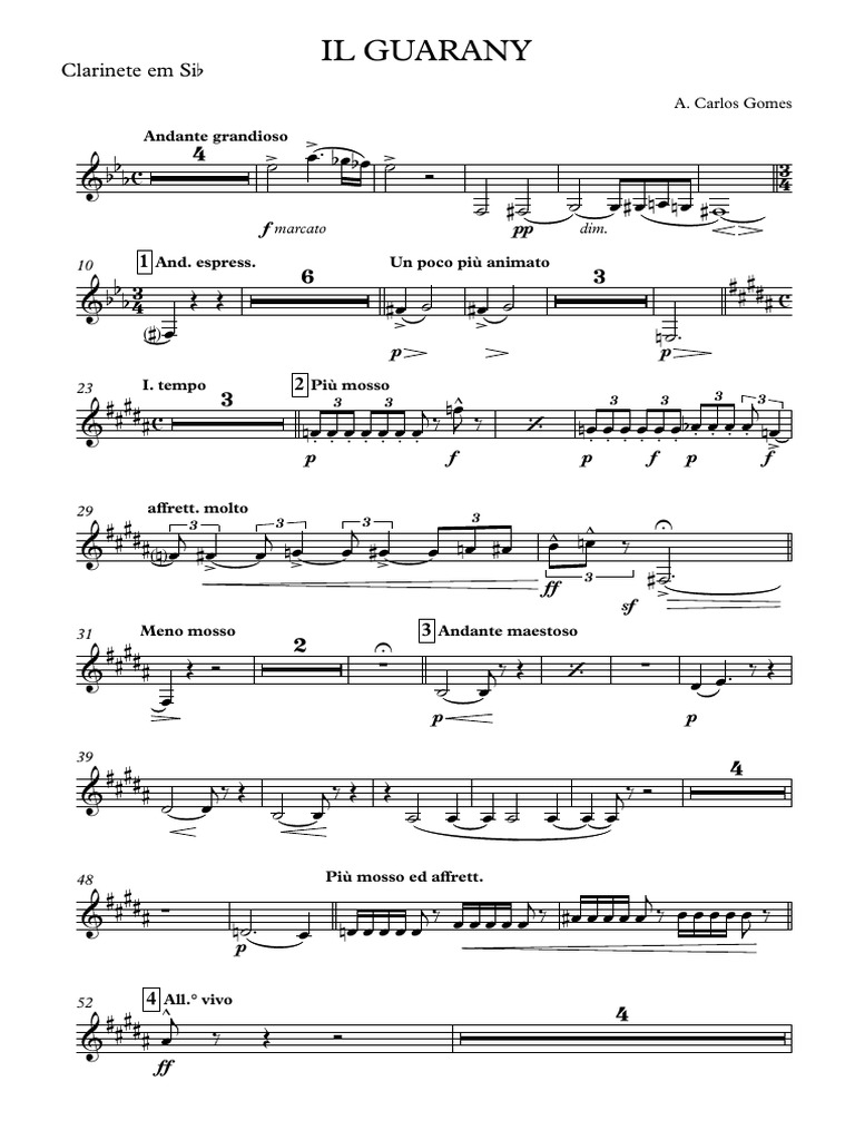 Il Guarany - Carlos Gomes | PDF | Poetics | Performing Arts