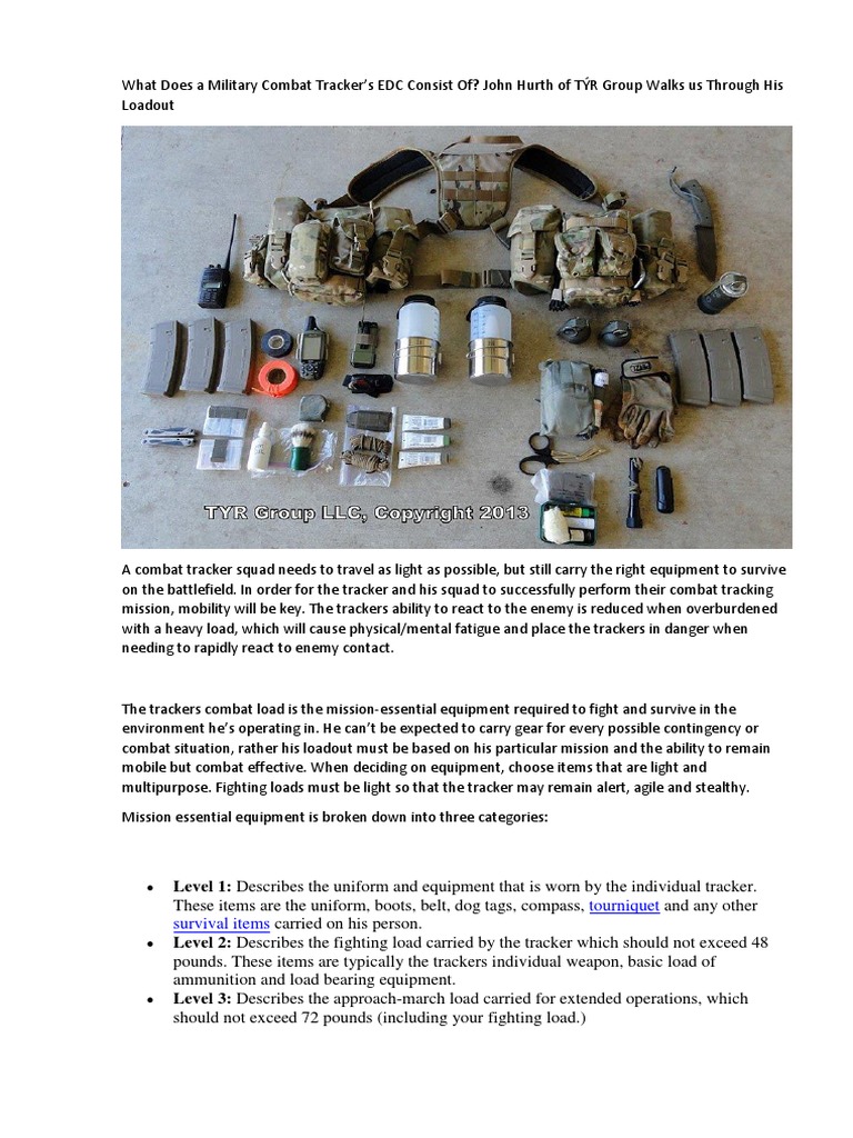 Military Combat Tracker | PDF | Telescopic Sight | Equipment