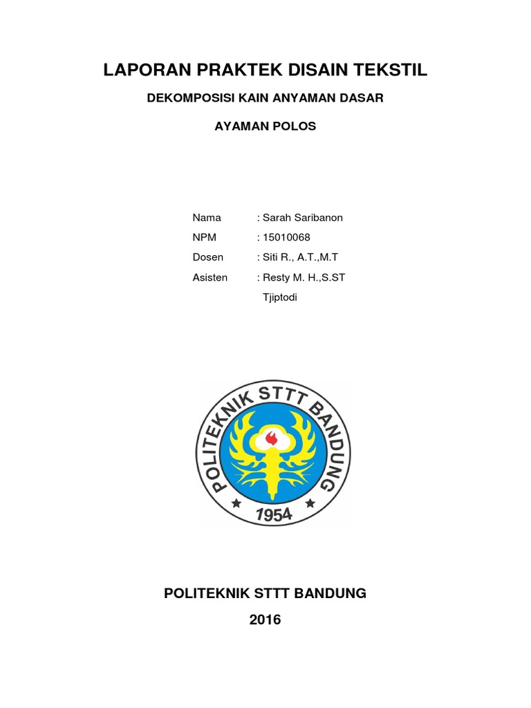 Anyaman Polos | PDF