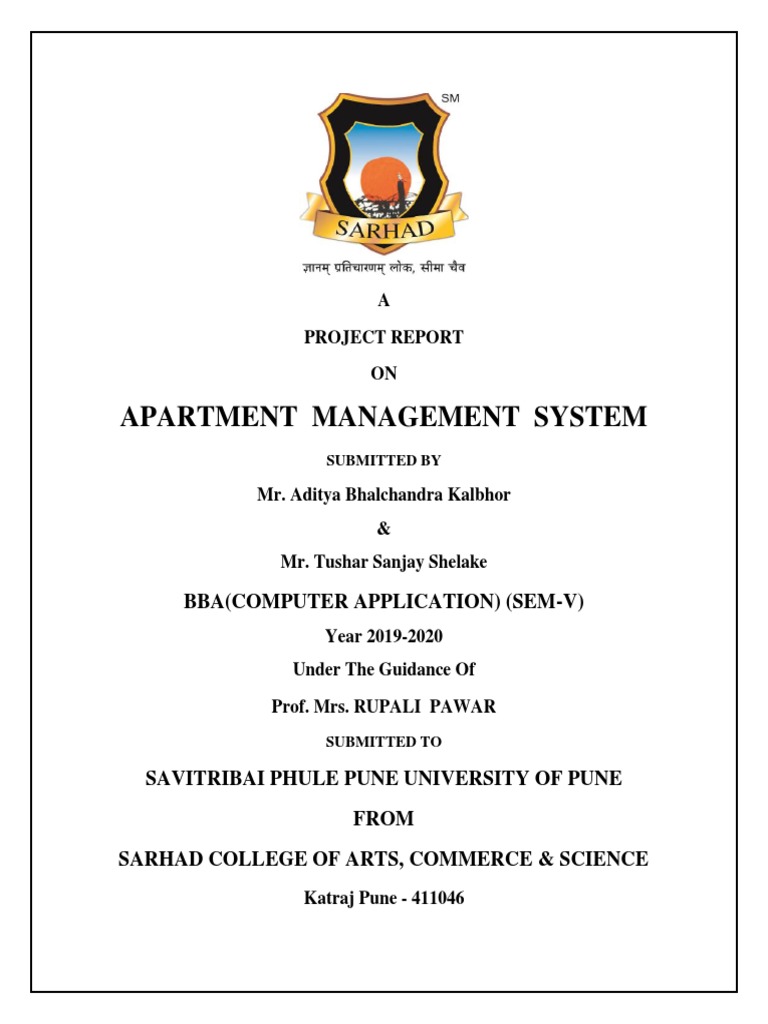 Apartment Management System Overview | PDF | Feasibility Study ...