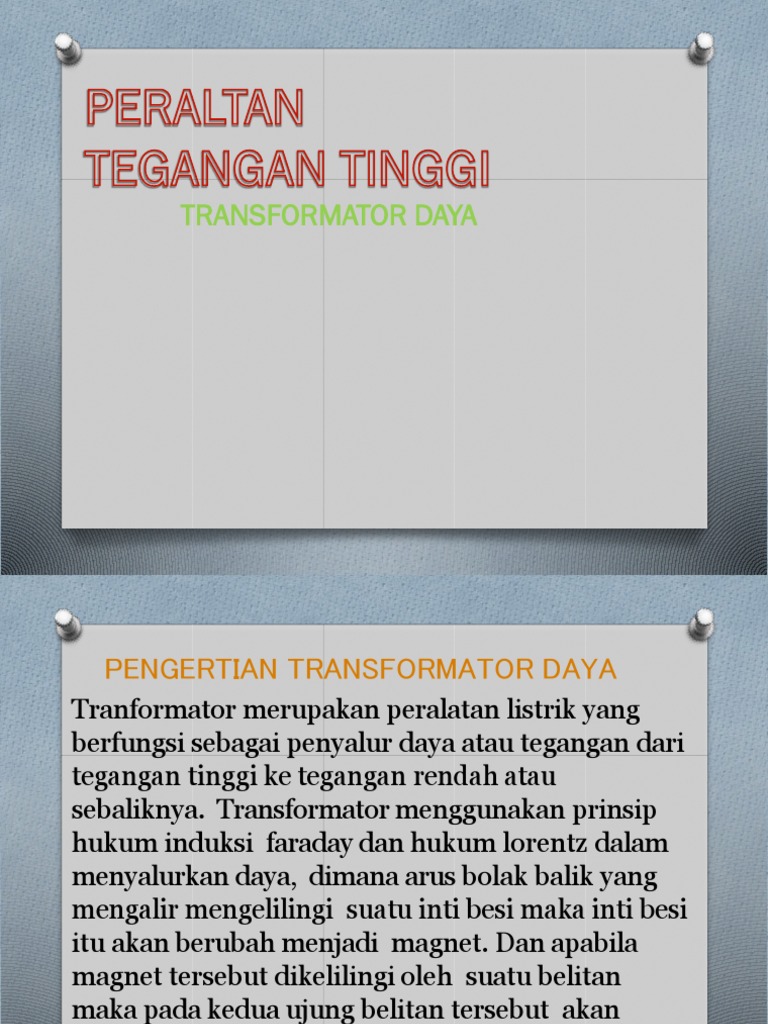 Pengantar Transformator Daya | PDF | Sains & Matematika