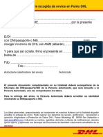 Carta Poder para Recoger Envíos DHL | PDF