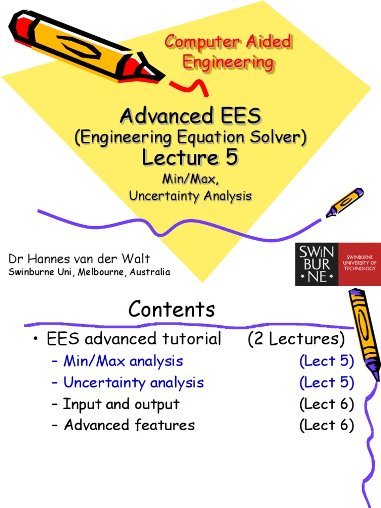 EES Lecture 5 | PDF | Uncertainty | Variable (Mathematics)