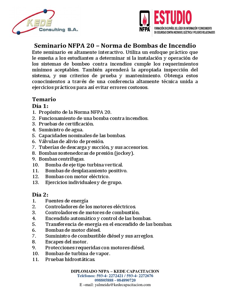 Nfpa 20 PDF | PDF