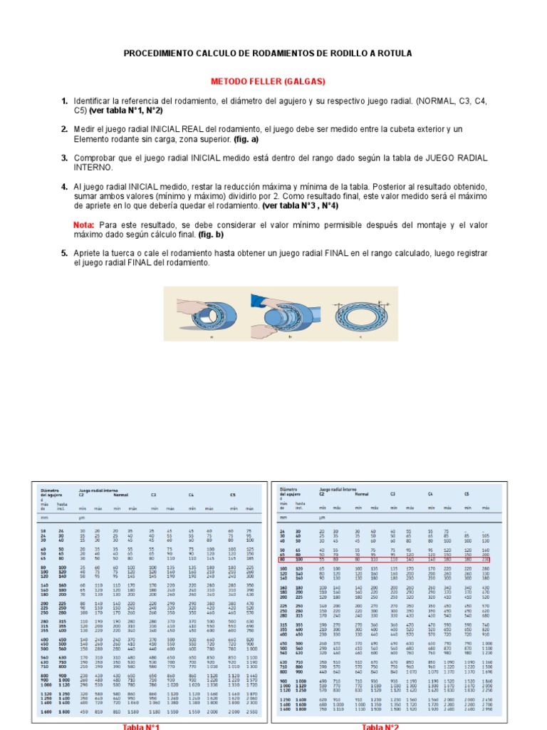Ajuste y Cálculo de Rodamientos SKF | PDF