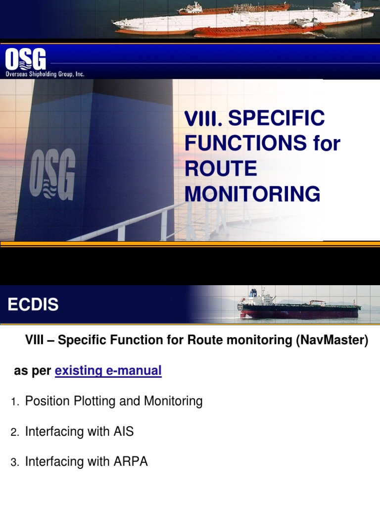 Route Monitoring Functions in ECDIS | PDF