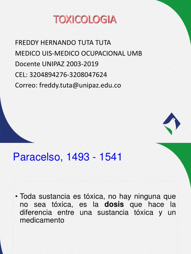 Clase 3 Toxicodinamia-Toxicocinetica | PDF | Biotransformación ...