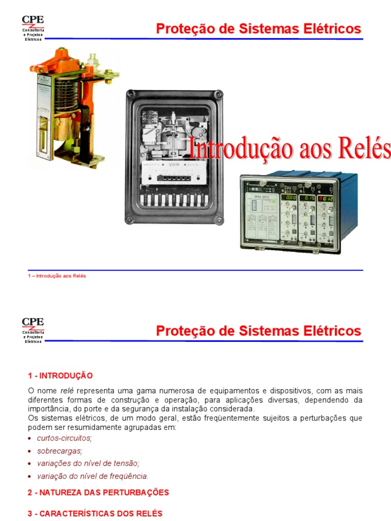 Introdução Aos Relés | PDF | Relé | Armazenamento de dados de computador