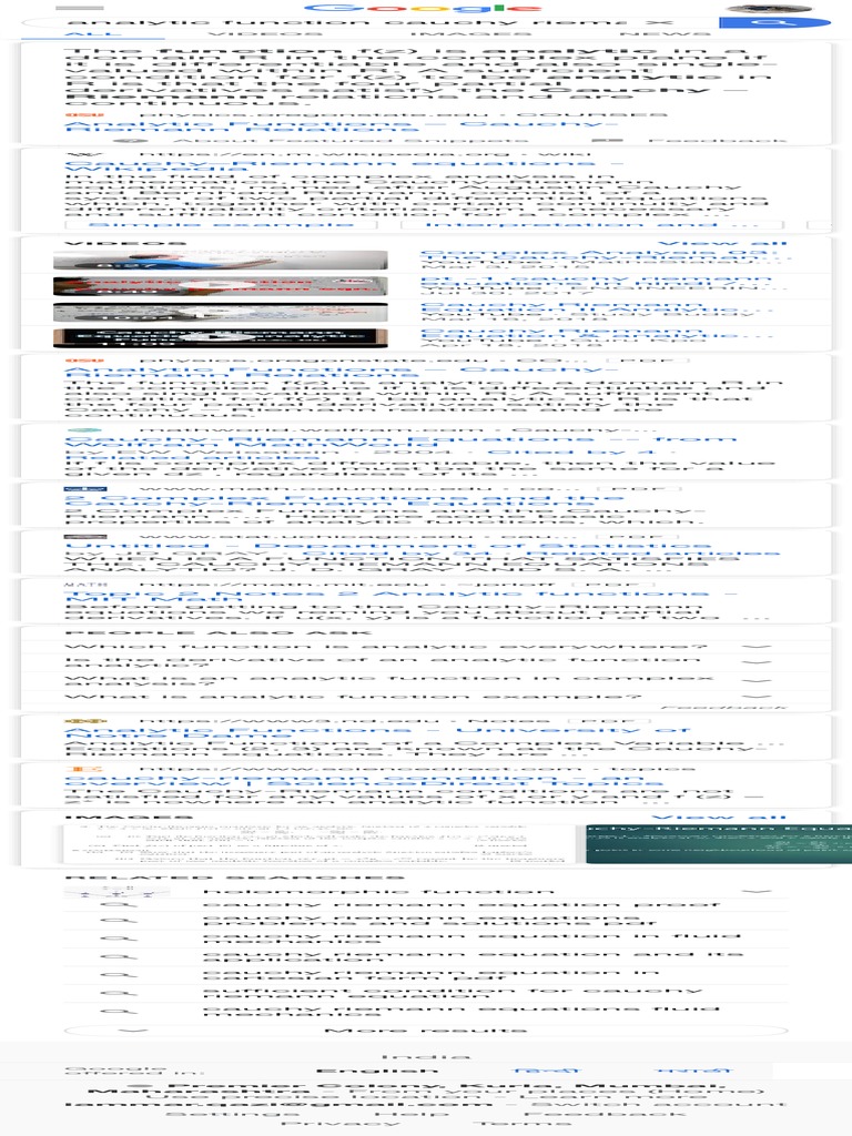 Cauchy-Riemann Equations Explained | PDF | Holomorphic Function | Complex Analysis