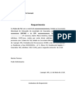 Modelo Requerimento Simple | PDF