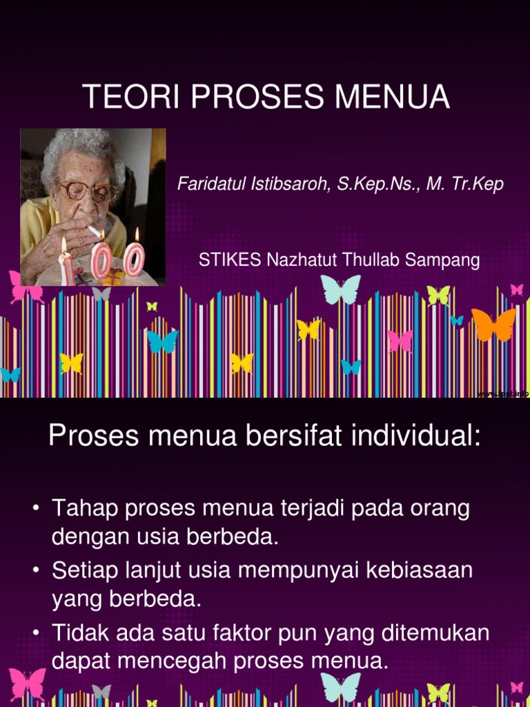Teori Proses Menua | PDF