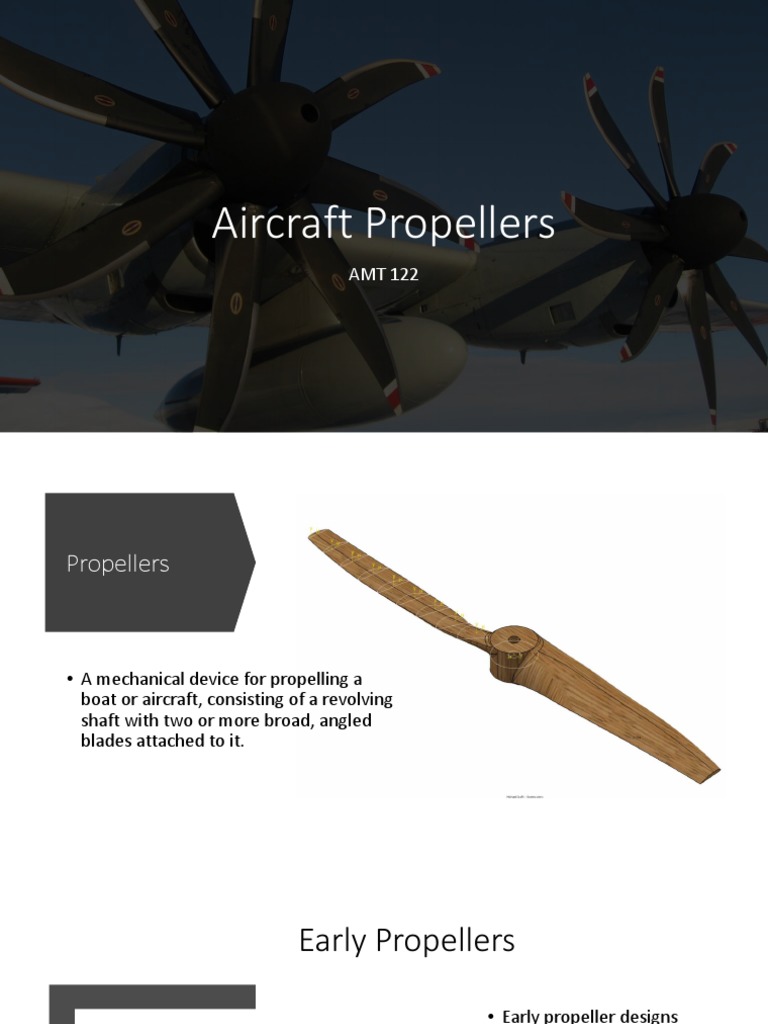 Aircraft Propellers | PDF | Propeller | Thrust