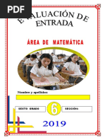 PRI 6 - Prueba Matemática | PDF | Lima | Perú