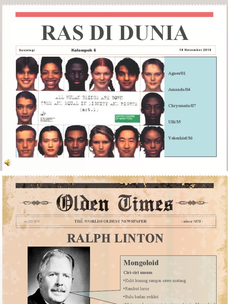 Ras Di Dunia: Kelompok 6 | PDF