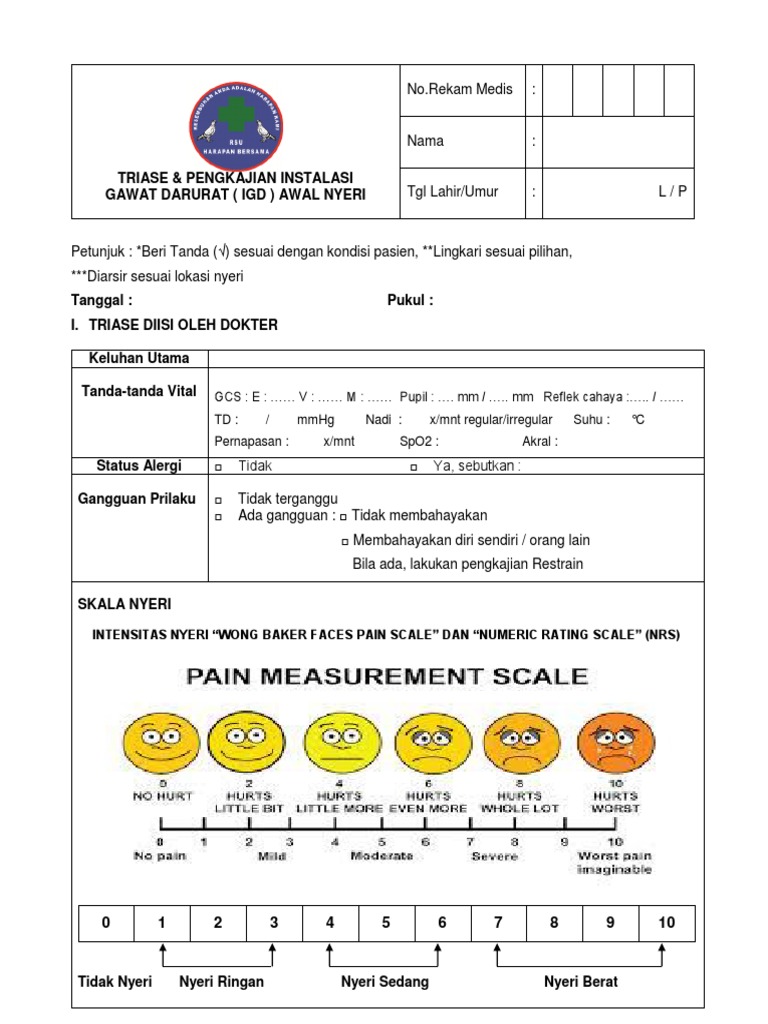 Formulir Triase Igd | PDF