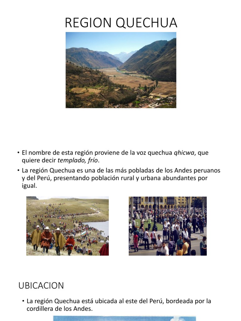 Region Quechua | PDF