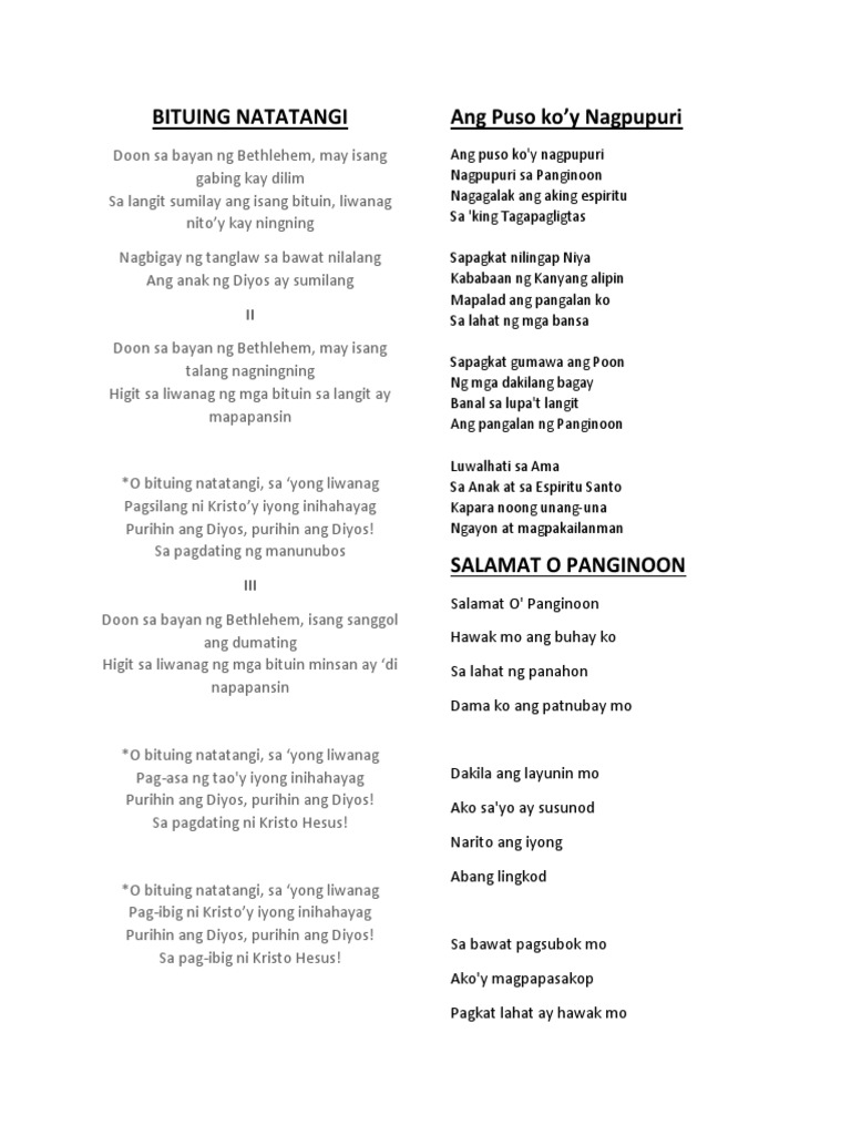 PANUNULUYAN | PDF