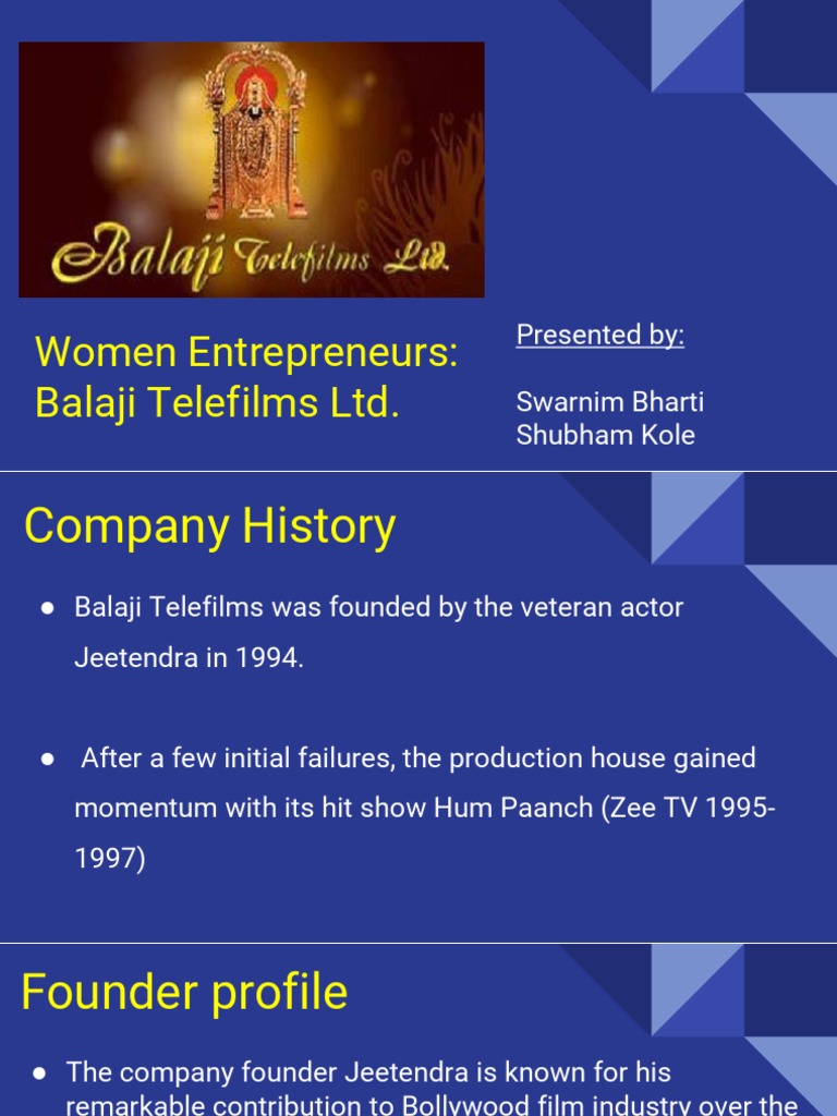 Balaji Telefilms | PDF | Mass Media | Entertainment