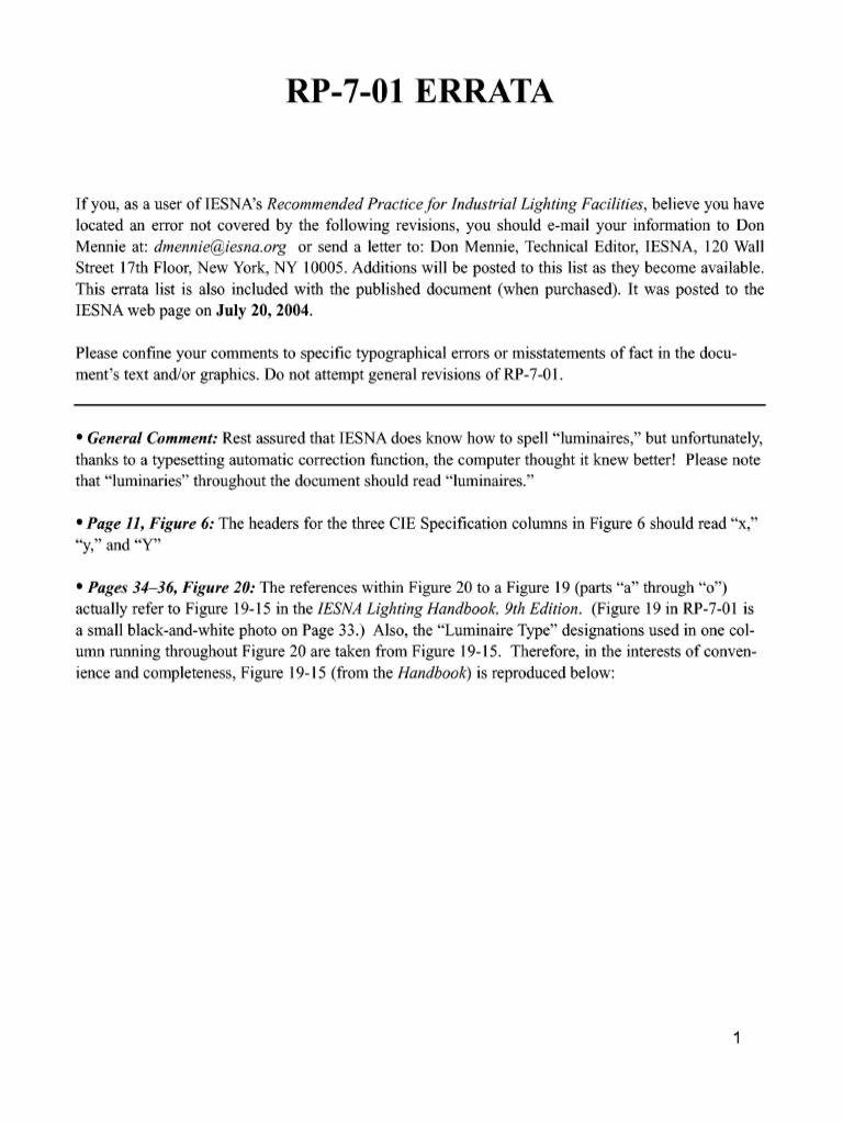 Ies RP 7 2001 PDF | PDF | Lighting | Fluorescent Lamp