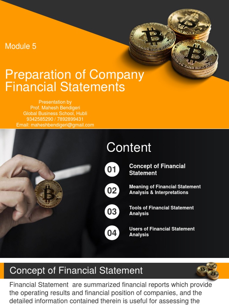 Module 5 - Preparation of Financial Statement | PDF | Financial ...