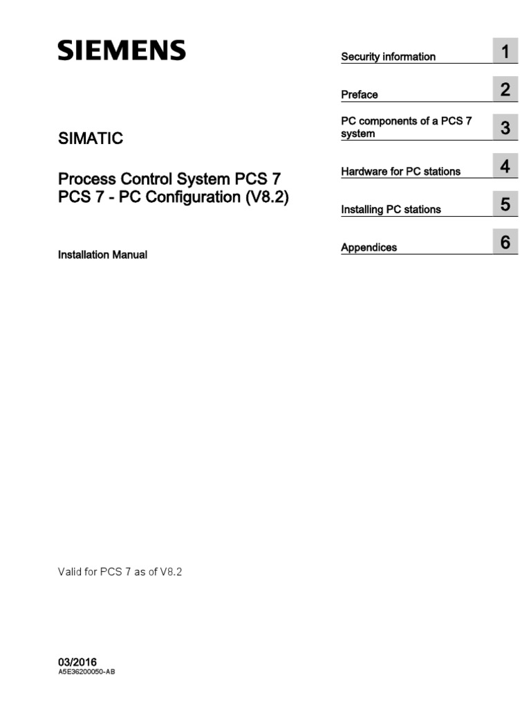 PCS 7 V8.2 PC Configuration and Authorization - 03 - 2016 | PDF ...