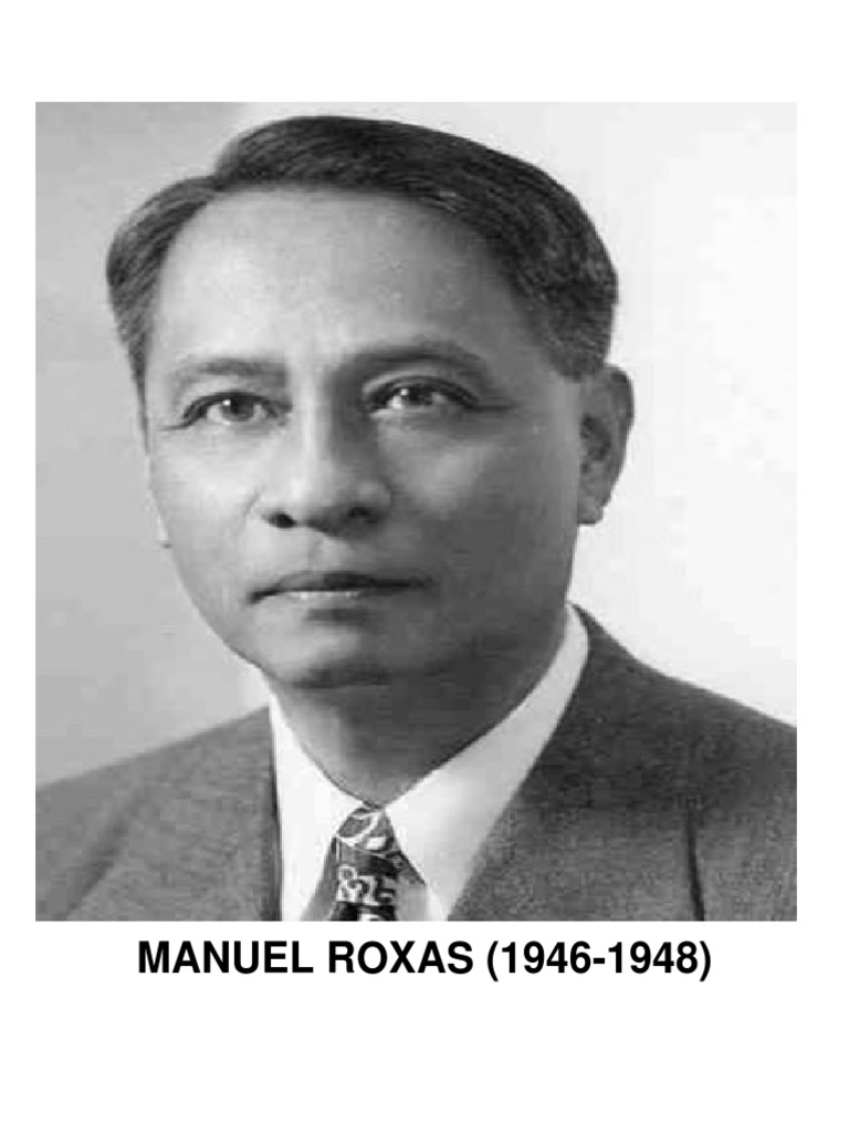 Manuel Roxas (1946-1948) | PDF