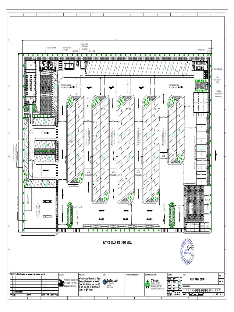 Rest Area Design and Layout Plan | PDF | Toilet | Hygiene