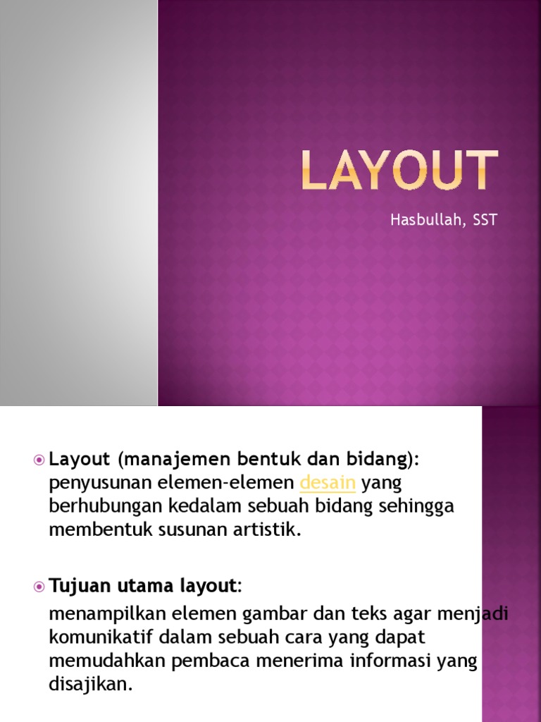 Layout | PDF | Seni