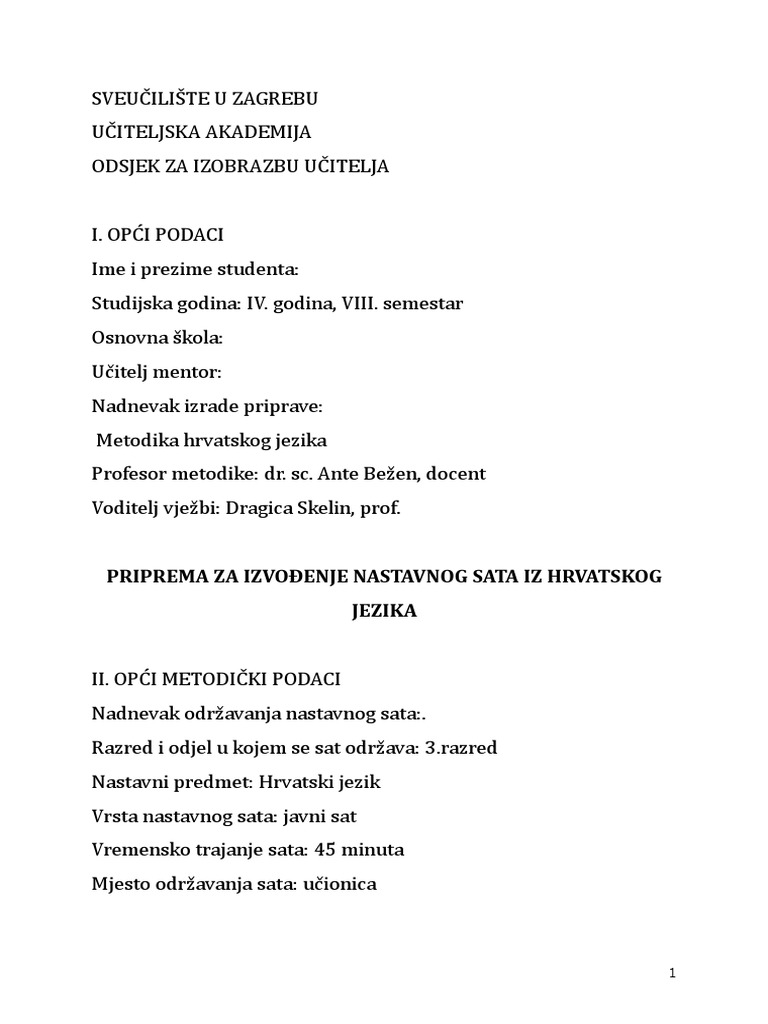 Opis Predmeta Igracke - Pismena Priprema | PDF