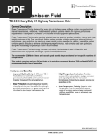 Komatsu TO-10 Powertrain Oil Overview | PDF | Lubricant | Viscosity