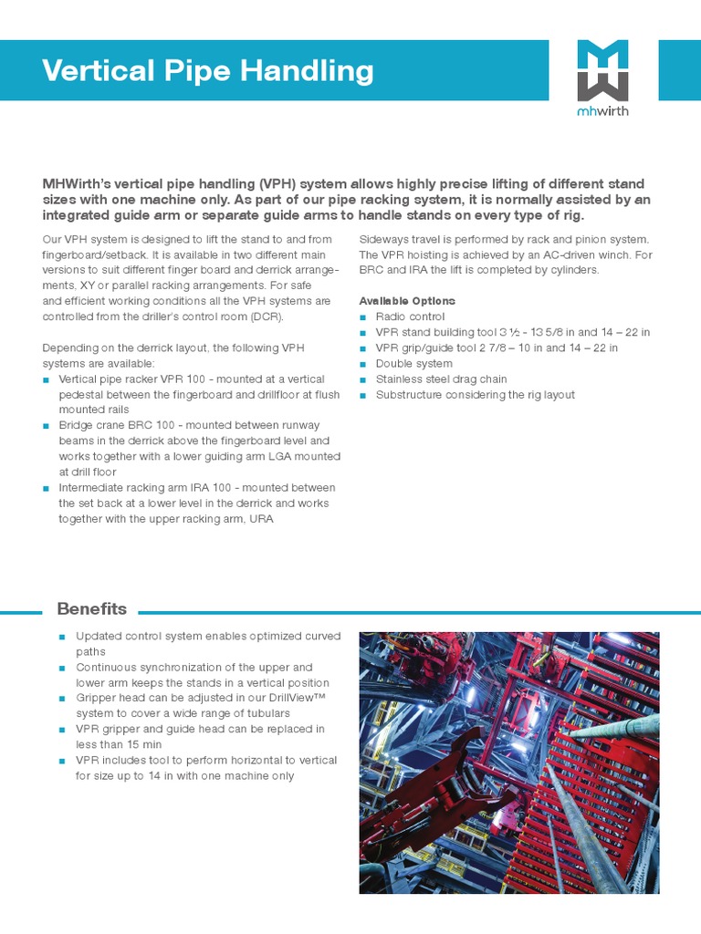 2017 08 Vertical Pipe Handling Final | PDF | Crane (Machine ...