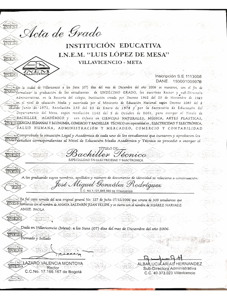 Diploma Bachiller-2 PDF | PDF