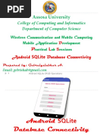 Android SQLite ListView With Examples | PDF | Android (Operating System) | Databases
