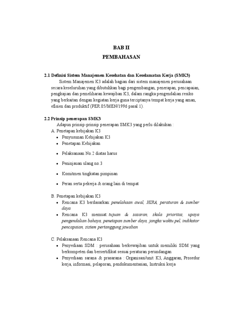 Bab 2 k3 | PDF