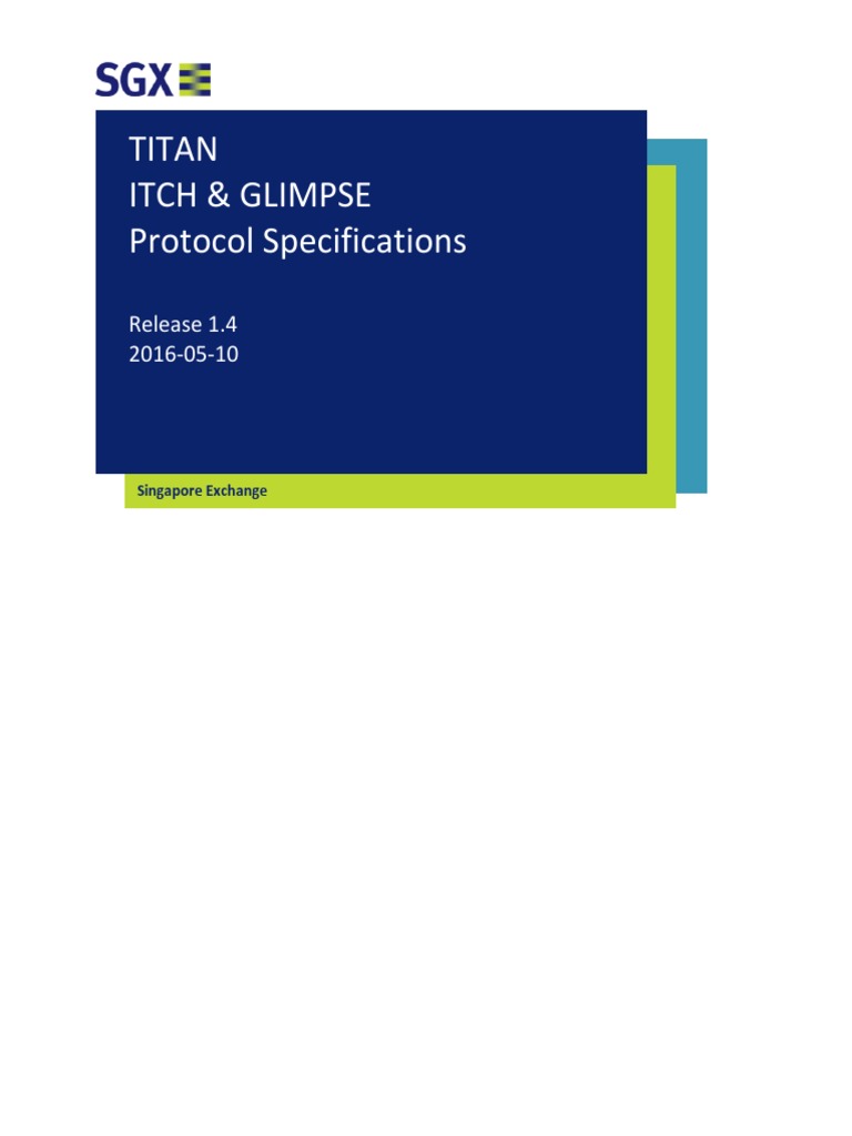 Titan ITCH & GLIMPSE Protocol Specifications | PDF | Transmission Control Protocol | Network Packet