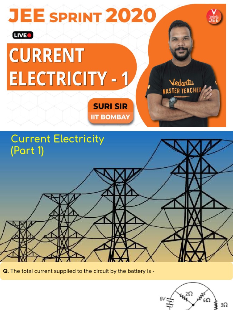Phy JEE Sprint 2019 - Current Electricity 1 PDF | PDF | Series And Parallel Circuits ...