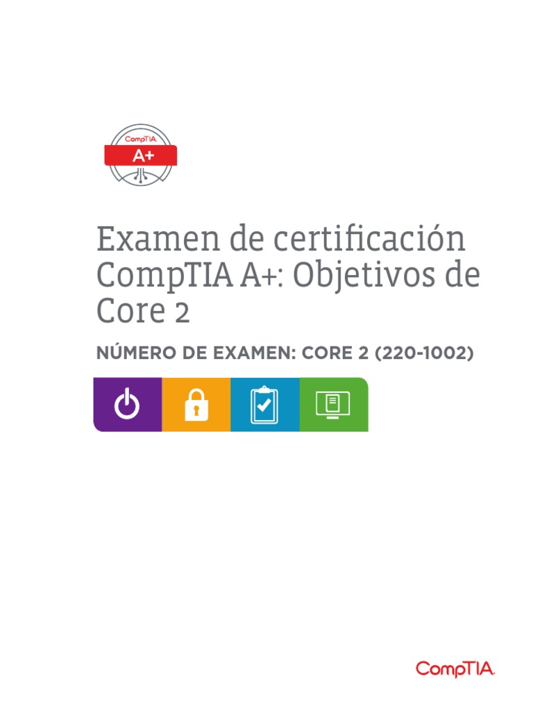 Comptia A 220 1002 Exam Objectives - Spanish PDF | PDF | Comp Tia | Malware