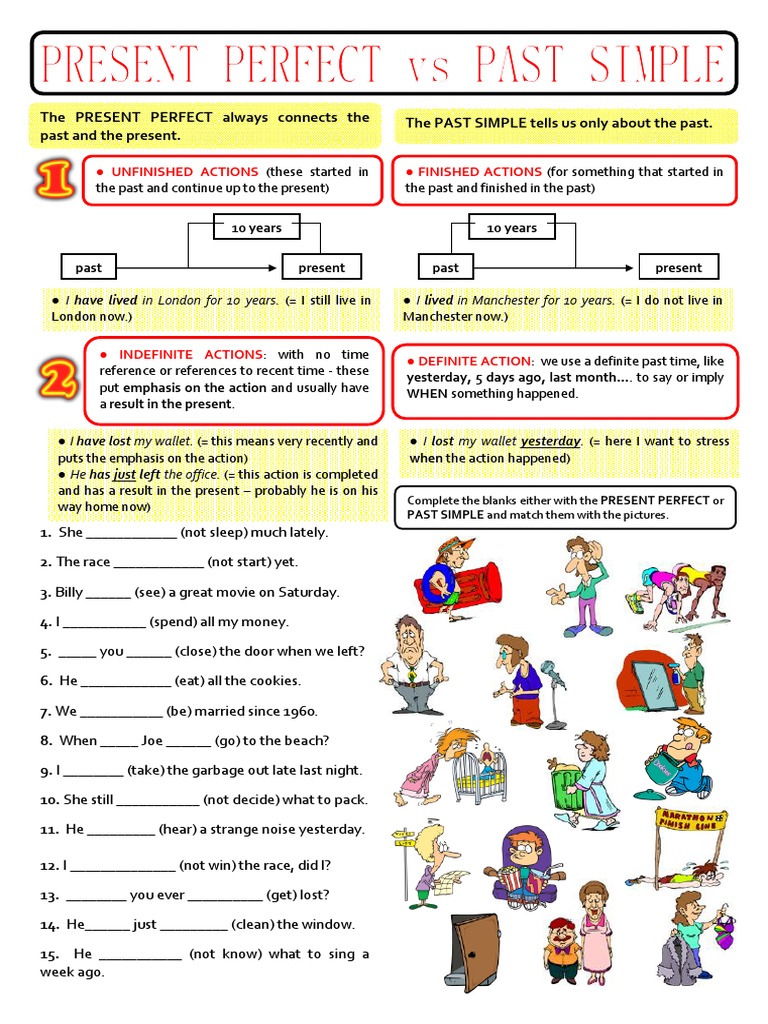 PAST SIMPLE or PRESENT PERFECT PDF | PDF