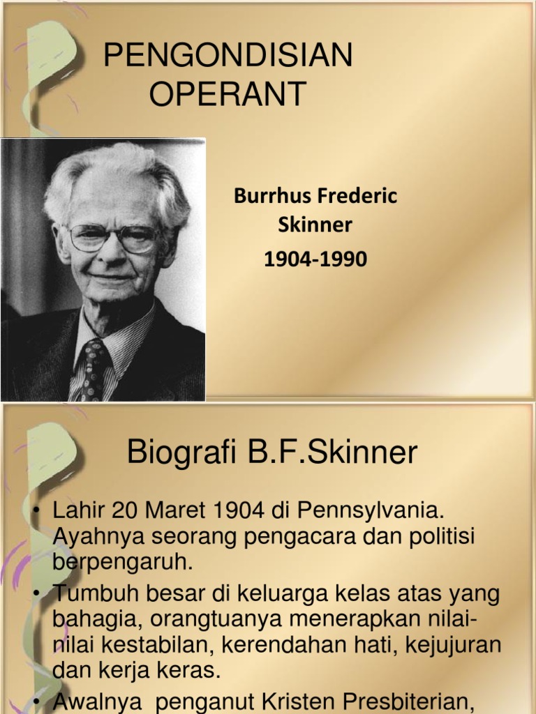1 - BF-SKINNER Pptxedit | PDF
