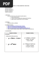Semi-Detailed Lesson Plan in Basic Calculus | PDF
