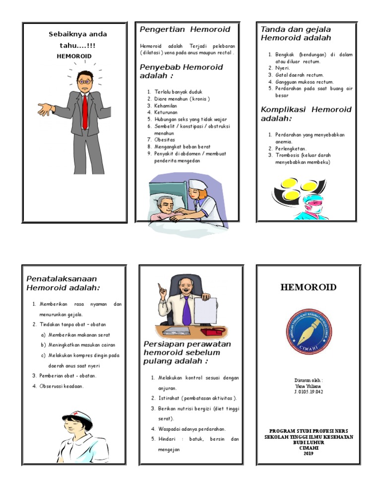 Leaflet Hemoroid | PDF