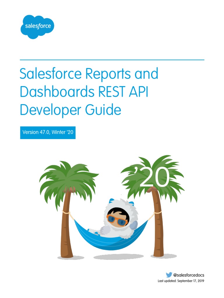 Salesforce Analytics Rest Api | PDF | Application Programming Interface | Zip Code