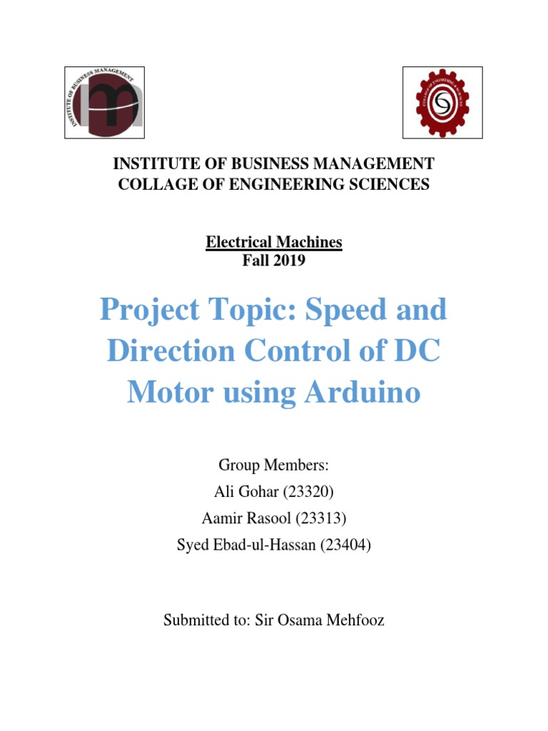 Electrical Machines Project Report | PDF | Electric Motor | Machines