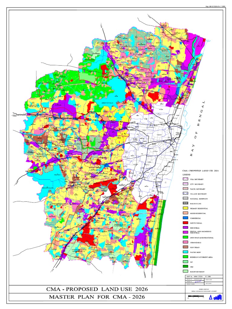 Chennai Master Plan 2026 Map PDF | PDF