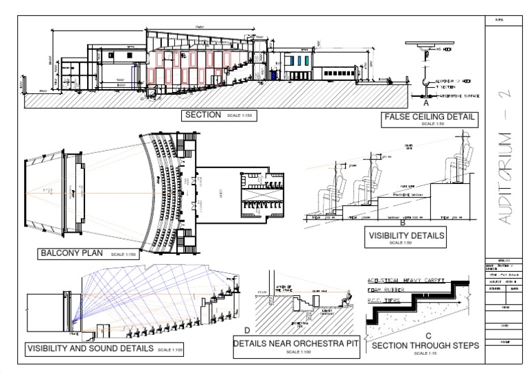 Auditorium SH2 | PDF | Building Engineering | Architectural Elements