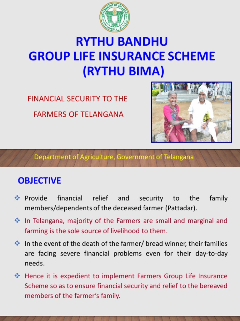 Rythu Bima in Telengana | PDF | Insurance | Life Insurance