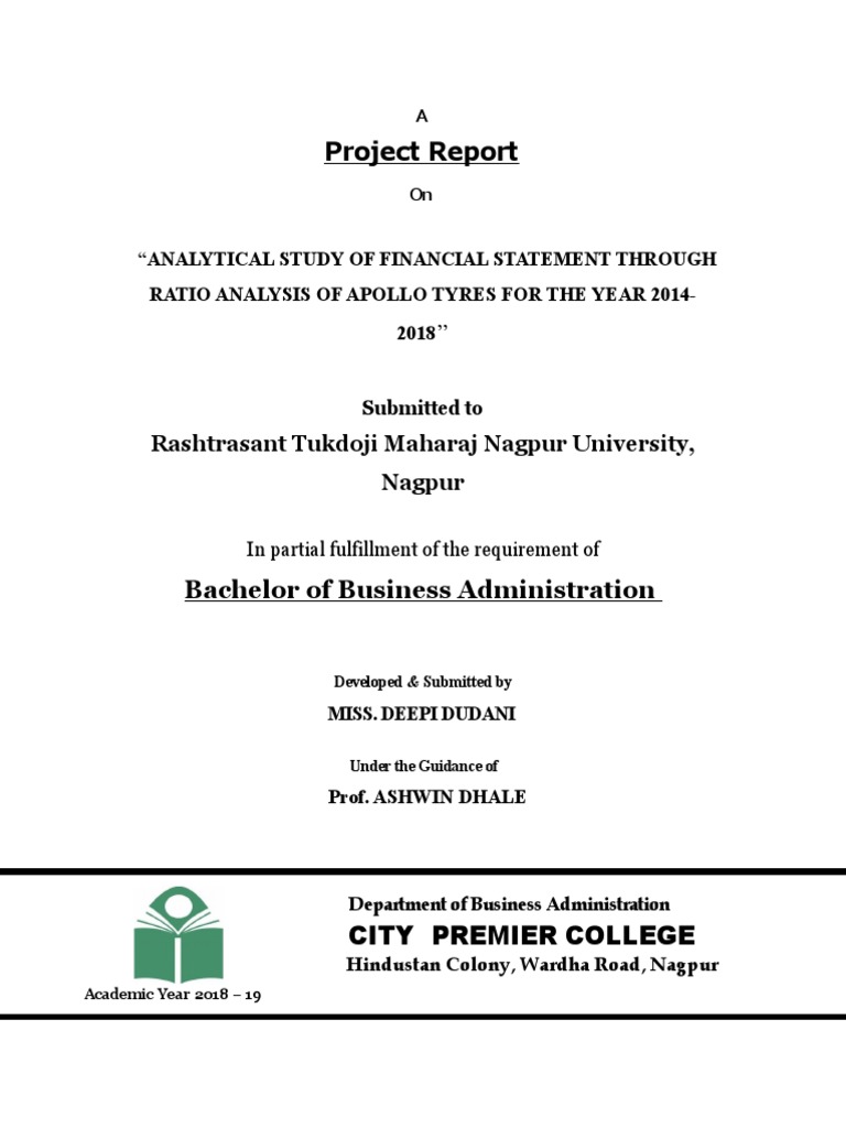 First 5 Pages Format (Bba Project) | PDF | Learning