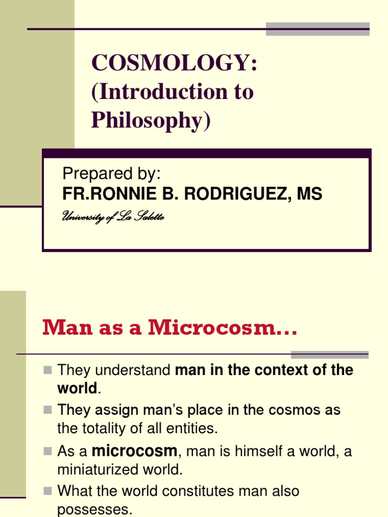 An Introduction to Early Greek Cosmologies and Their Views of Human ...