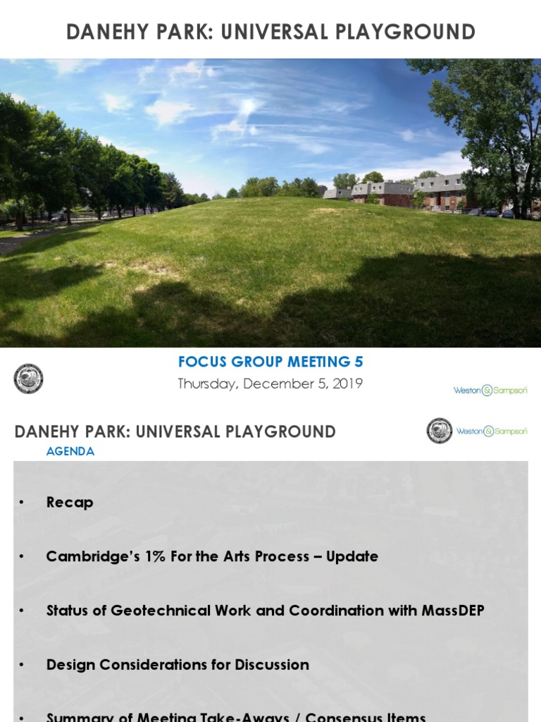 Universal Playground Proposal at Danehy Park in Cambridge | PDF | Nature