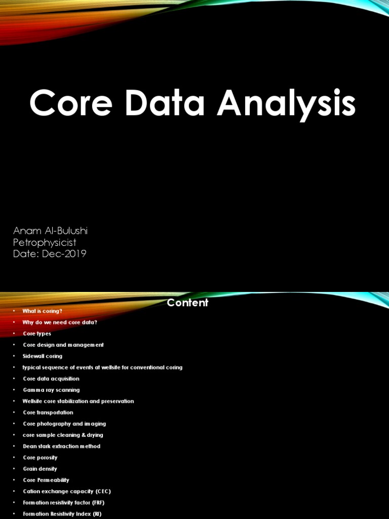 Routine and Special Core Analysis | PDF | X Ray Crystallography | Porosity